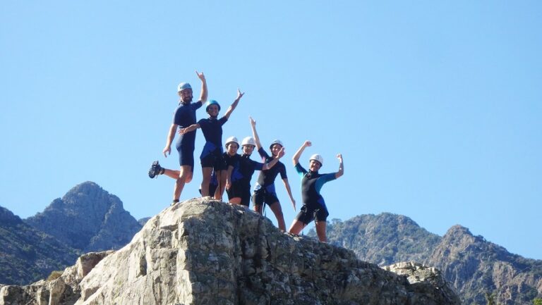 Canyoning en Balagne Calvi canyoning initiation le fango